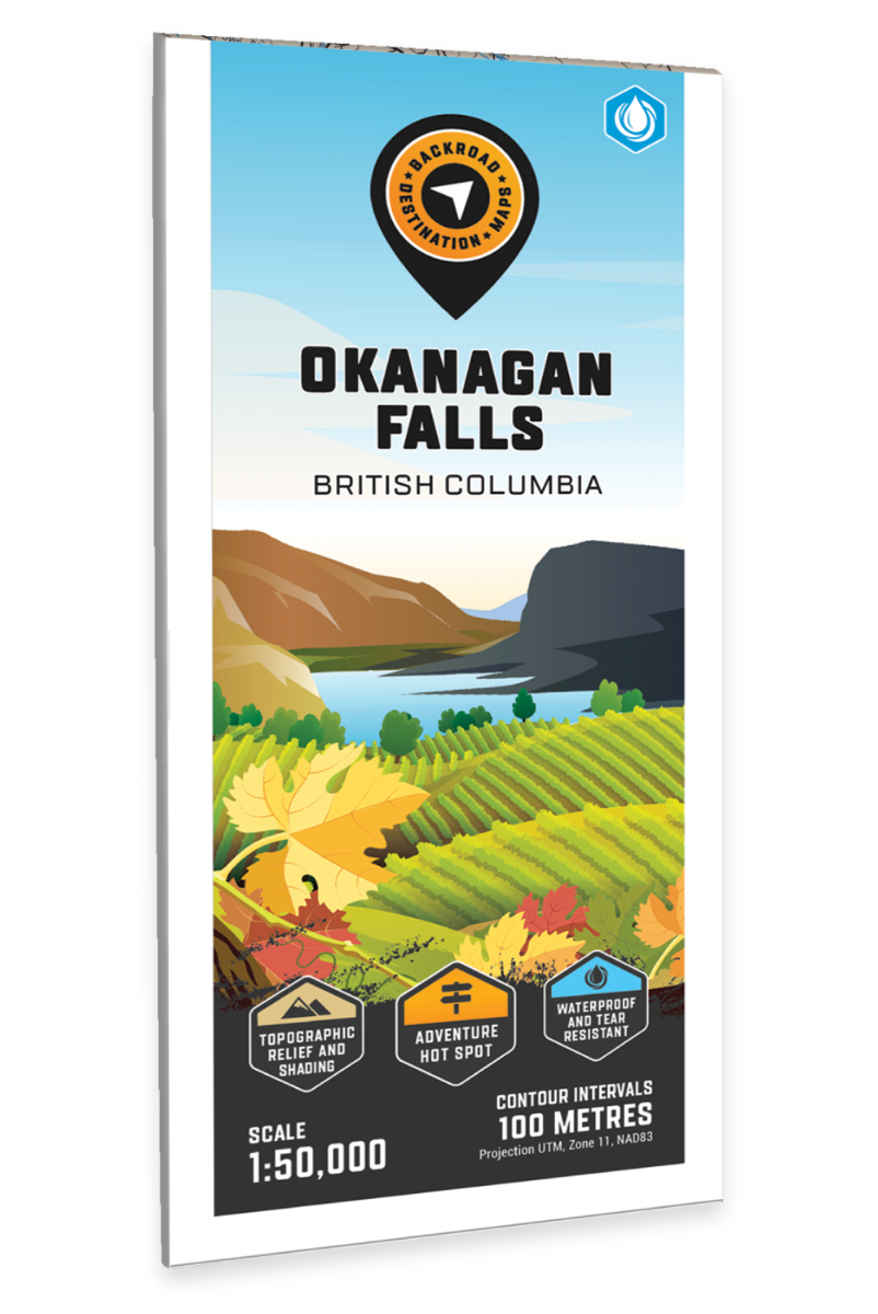 Okanagan Falls BC - Destination Map – Explore's Gear Shop